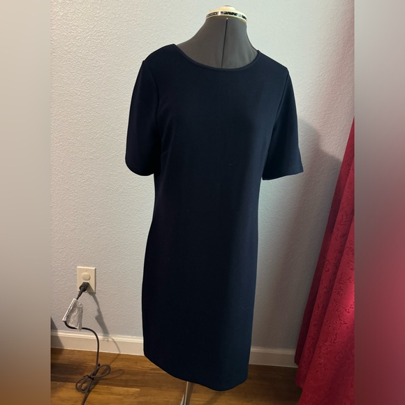 Mario Serrani | Dresses | 25 Mario Serrani Navy Sheath Midi Dress Crew ...